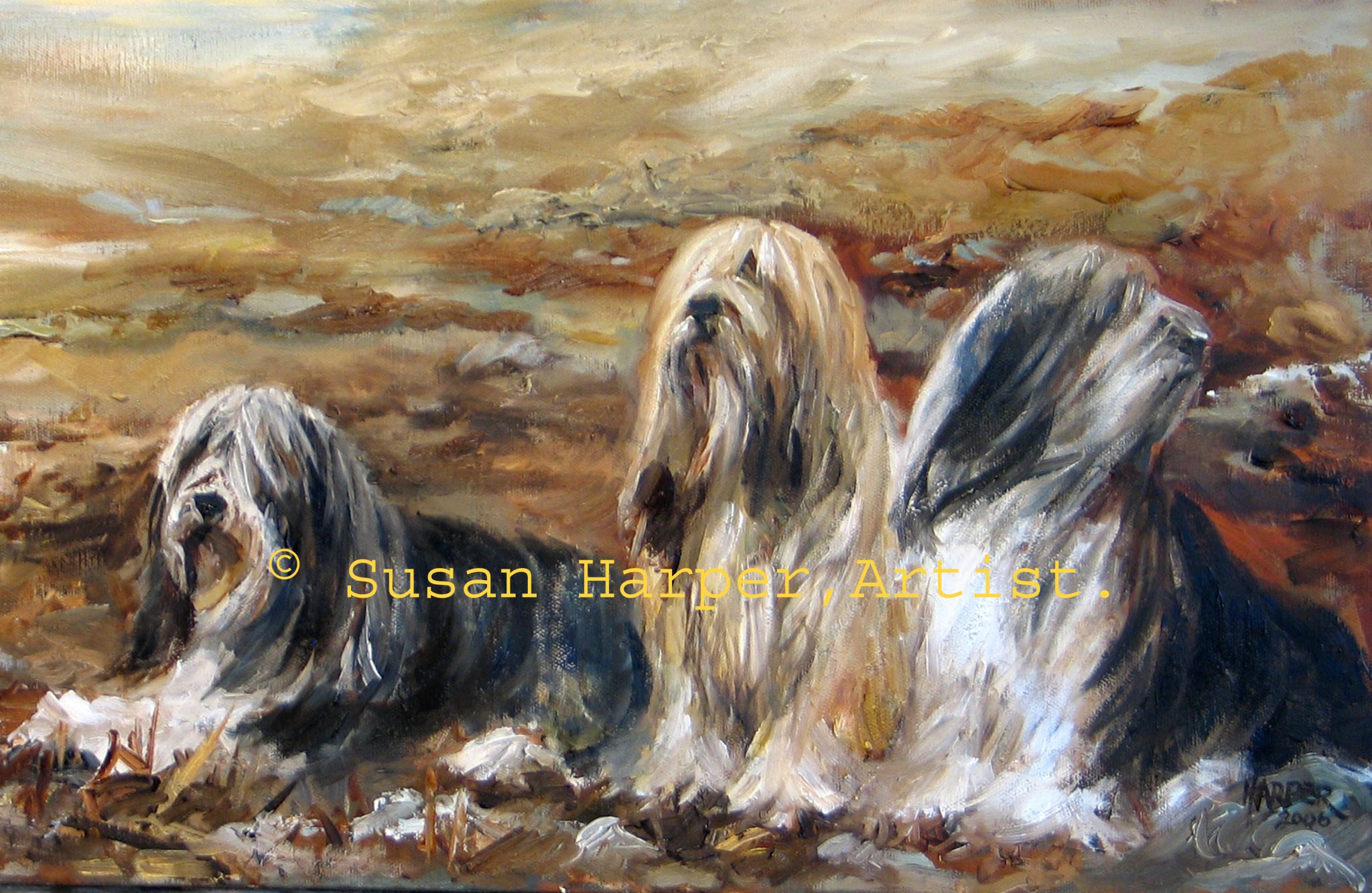 Susan Harper Art-Portraits - Prints of Original Paintings of Dogs